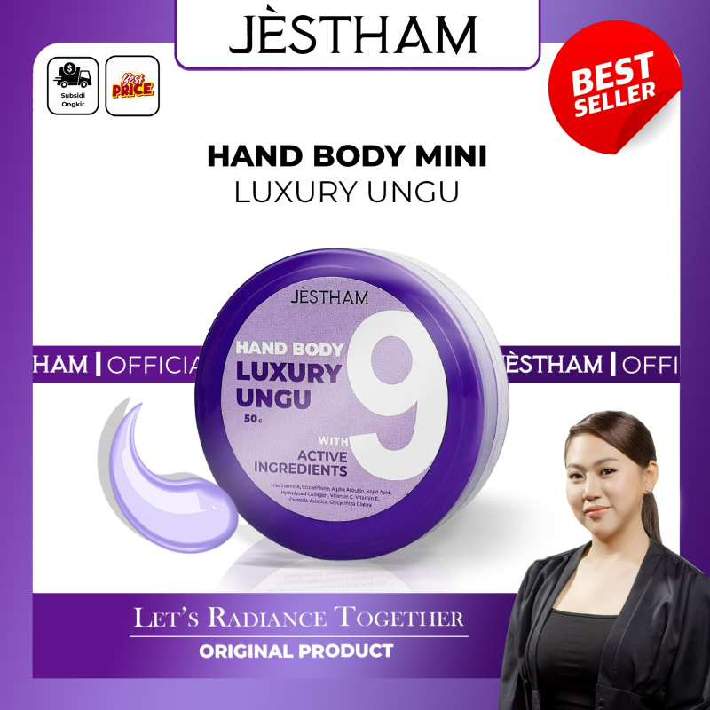 Jestham Hand Body Mini Luxury Ungu | Jestham